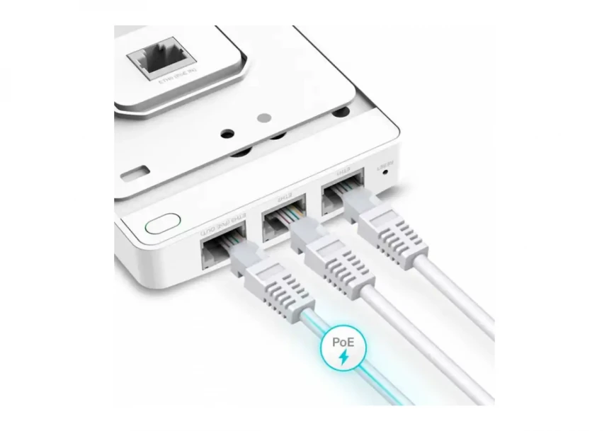 Access Point TP-Link EAP615-Wall WiFi 6 AX1800Mb/s 2.4 & 5GHz/4 GbE ...