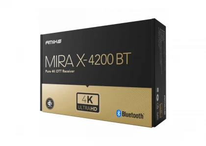 Amiko Prijemnik IPTV@Linux, 4K UHD, H.265, LAN, WiFi Dual Band - MIRAX ...