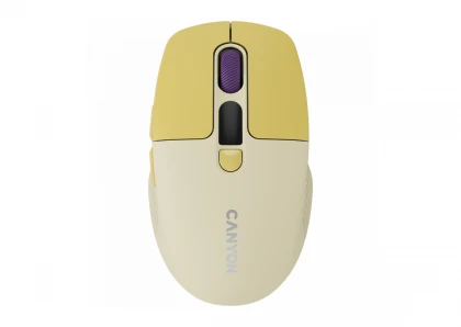 CANYON mouse MW-26 LCD Silent Dual Mode Wireless Yellow | Frog