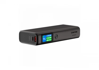 CANYON power bank OnPower 230 TFT 20000 mAh PD130W Dark Grey | Frog