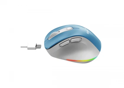 GENIUS Ergo 9000S Pro Light Blue USB Bežični plavi miš | Frog