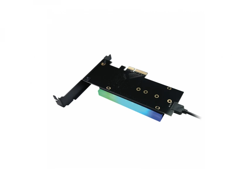 Kontroler LC POWER LC-PCI-M2-NVME-ARGB PCI-E for a M.2 NVME SSD with ...