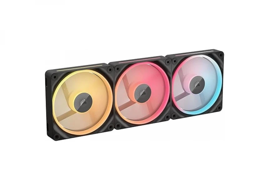 Kuler za PC CORSAIR iCUE LINK LX120-R/RGB/120mm/triple fan kit/crna | Frog