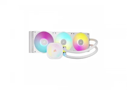 Kuler CORSAIR iCUE LINK TITAN 360 RX RGB/AIO/360mm/vodeno hladenje/bela ...