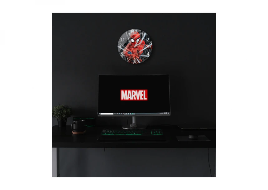 Marvel Gloss wall clock Spider Man 001 | Frog