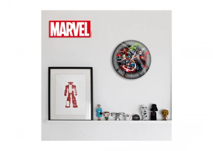 Marvel Wall Clock Glossy Avengers 003 | Frog