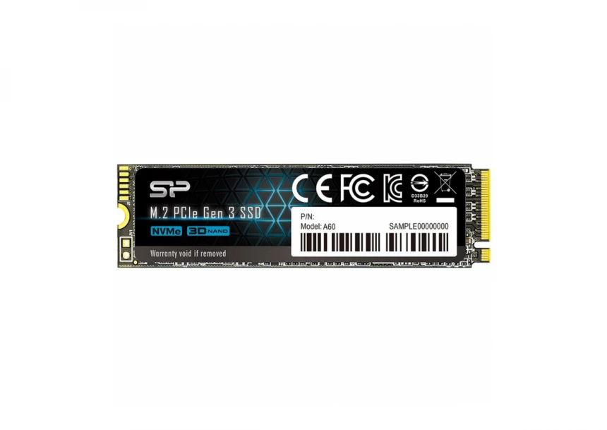 Silicon Power Ace - A60 512GB SSD PCIe Gen 3x4 PCIe Gen3 x 4 & NVMe 1.3 ...