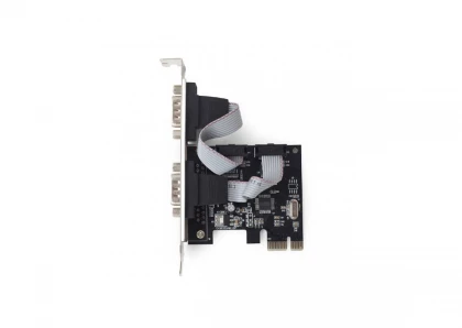 SPC-22 Gembird 2 serial port PCI-Express add-on card, with extra low-profile bracket | Frog